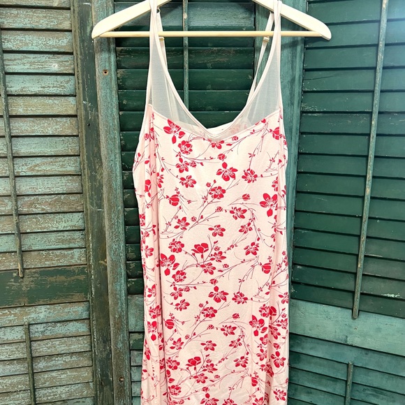Soma | Intimates & Sleepwear | Soma Nightgown Sleepwear Rayon Pink Red ...